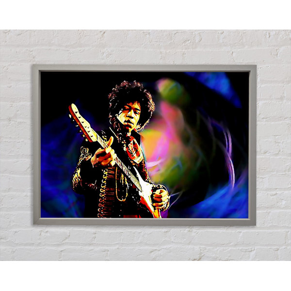 Ebern Designs Jimi Hendrix Energy Field - Single Picture Frame Art Prints on Canvas | Wayfair.co.uk